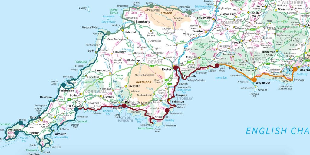 Route Map - South West 660